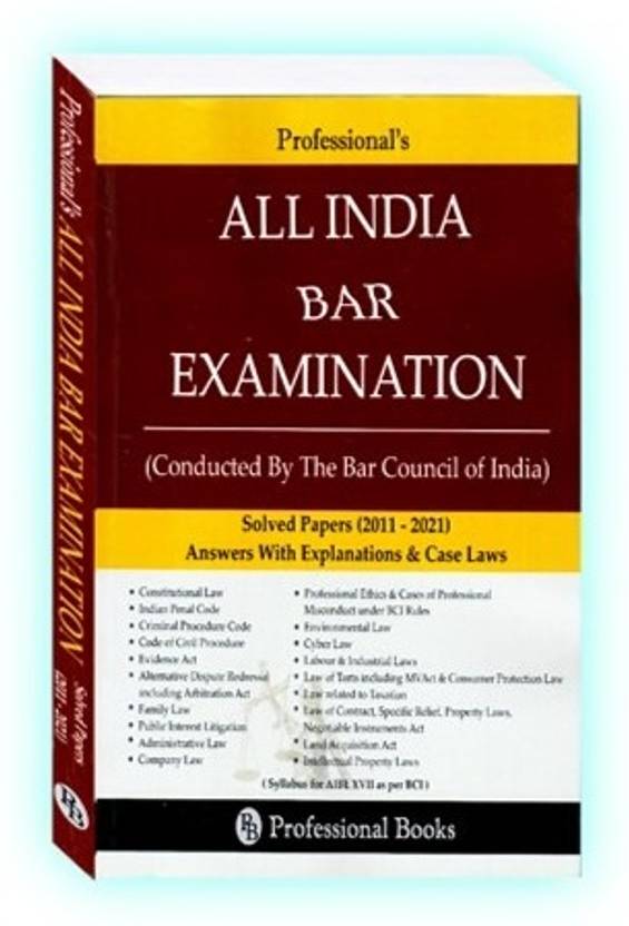 Professional s All India Bar Examination Edition 2023 AUTHOR professional-s-all-india-bar-examination-edition-2023-author