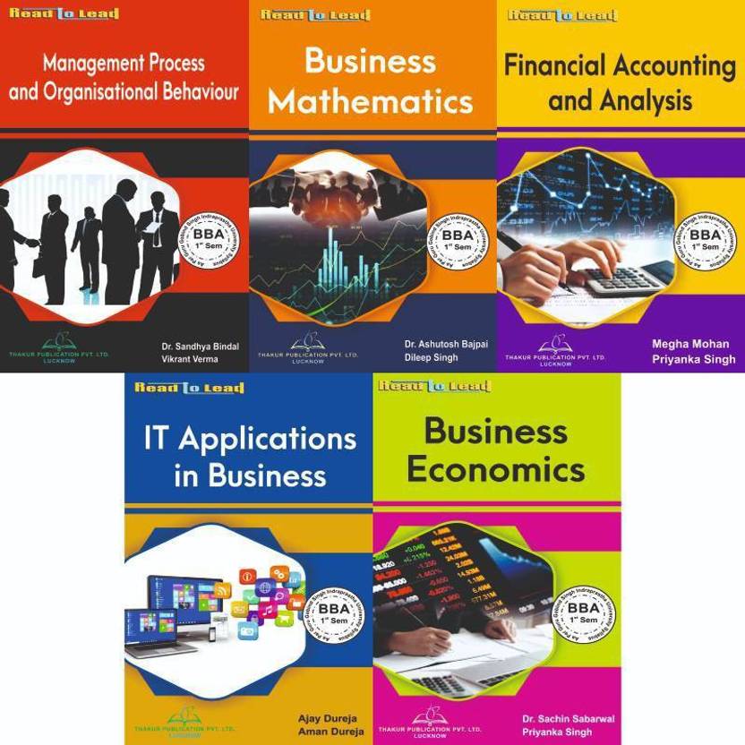 GGSU(Indraprastha University) BBA -1 Semester Combo Set (5in1 ...
