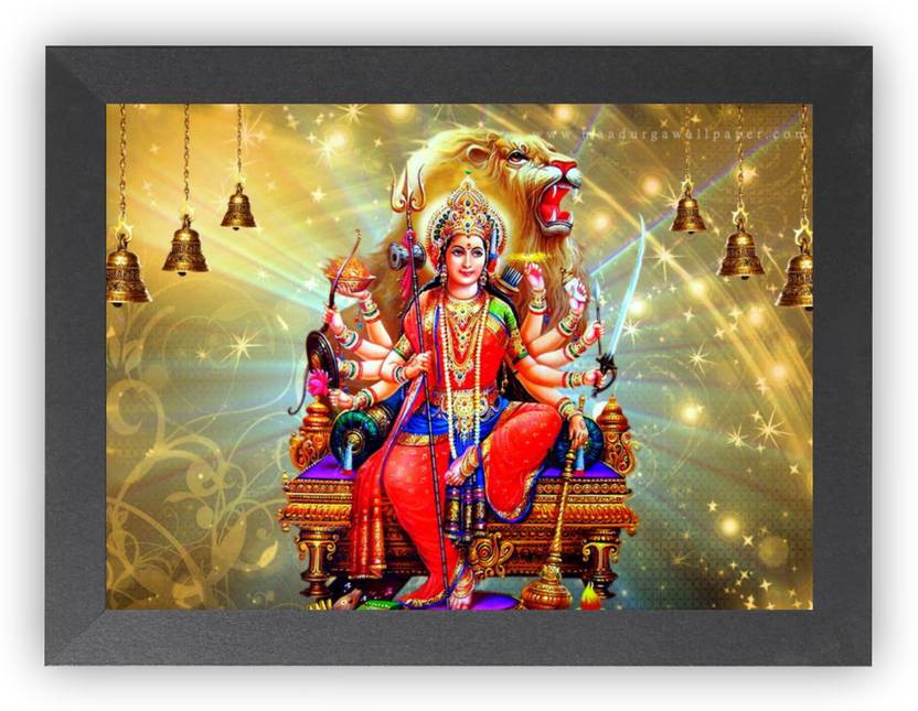 Nuoshopping Durga Maa Nav Roop Photo Frame,Durga Maa Photo Frame ,Durga ...