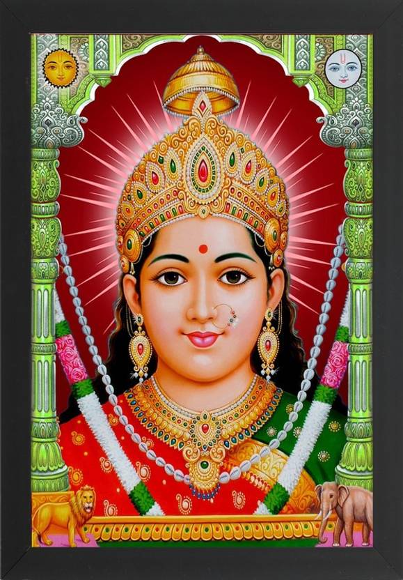 straigthlineart kesar bhavani Chehar Maa photo frame Religious Frame ...