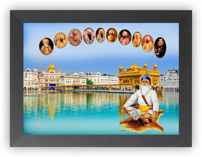 Nuoshopping Guru Nanak Dev Guru Gobind Singh Ji/Waheguru/sikh guru wall ...