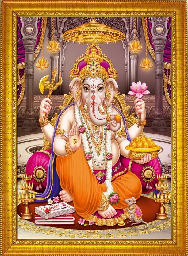 Ganesh ji Religious Frame Price in India - Buy Ganesh ji Religious ...