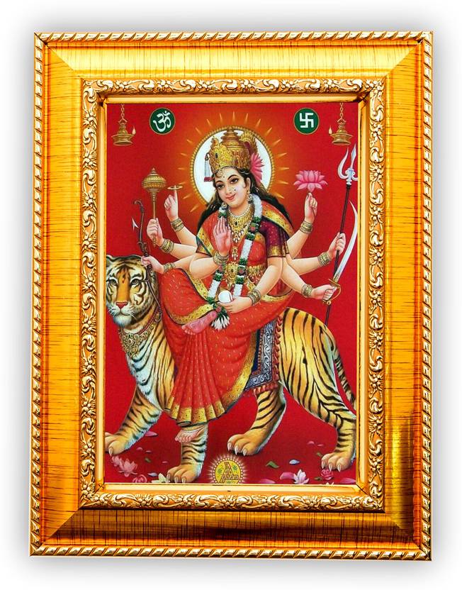 Nuoshopping Durga Maa Nav Roop Photo Frame,Durga Maa Photo Frame ,Durga ...