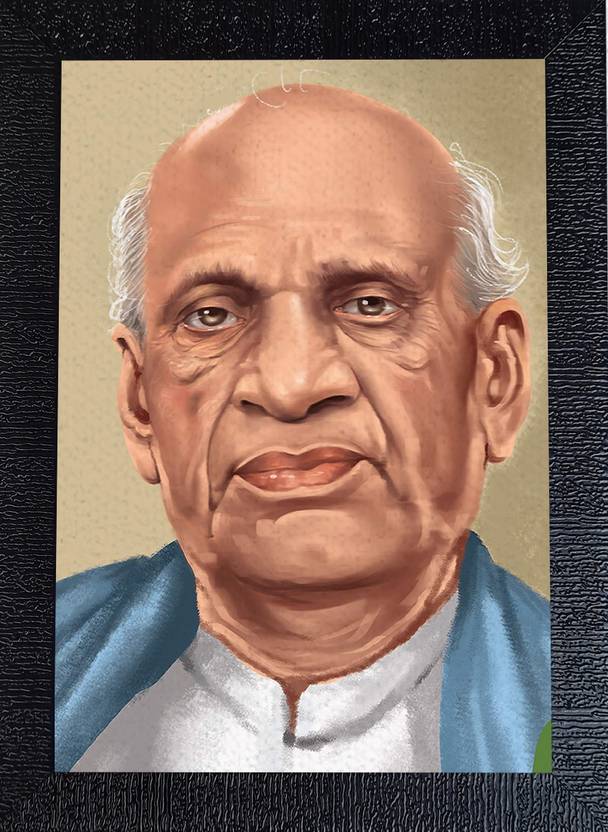 The Vip | Sardar Vallabhbhai Patel Photo Frame | 210 x 297 mm ...