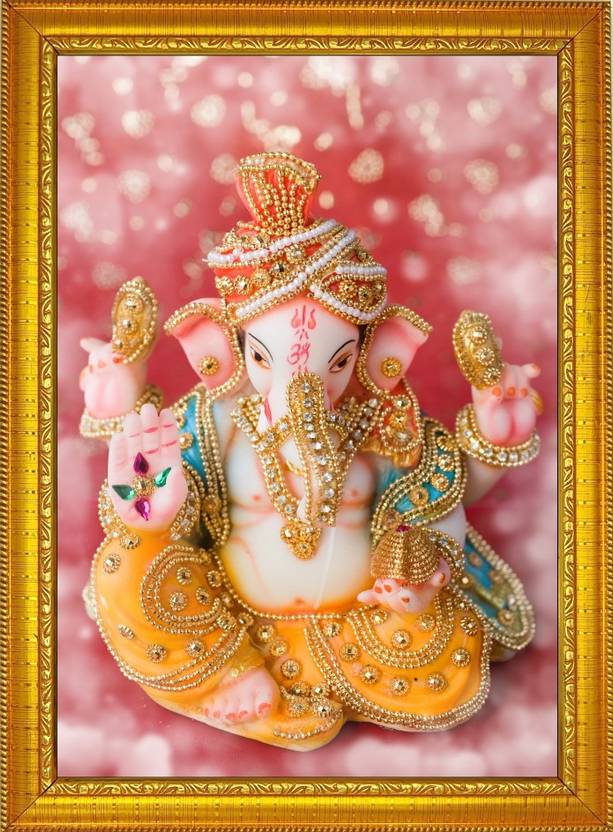 FRIZZY ARTS Ganesh ji Religious Frame Price in India - Buy FRIZZY ARTS ...