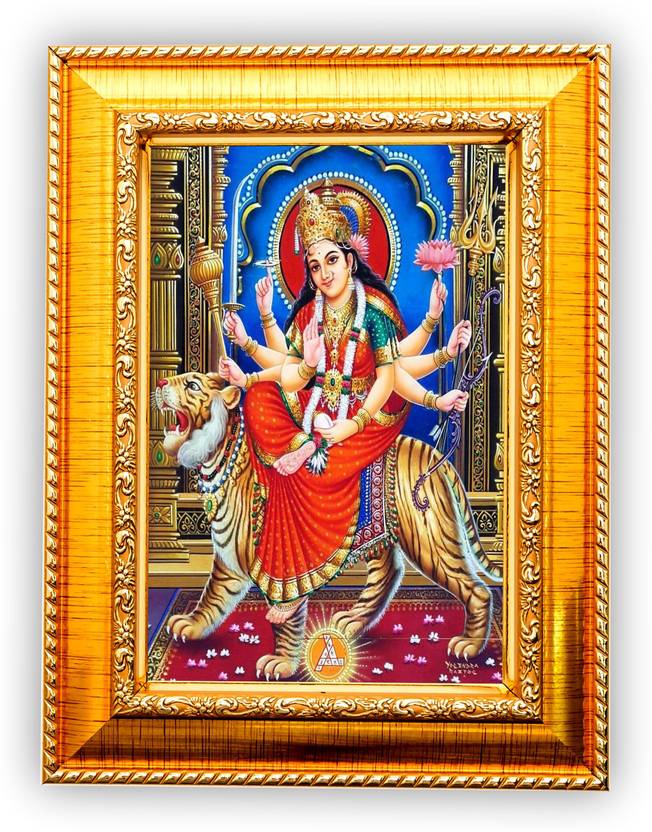 Nuoshopping Durga Maa Nav Roop Photo Frame,Durga Maa Photo Frame ,Durga ...