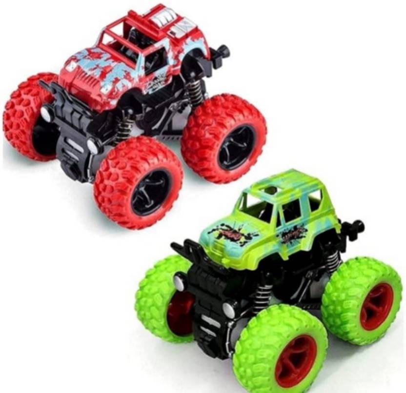 gazzet 4 Set Of Mini Monster Truck Set For Kids For Having Fun - 4 Set ...