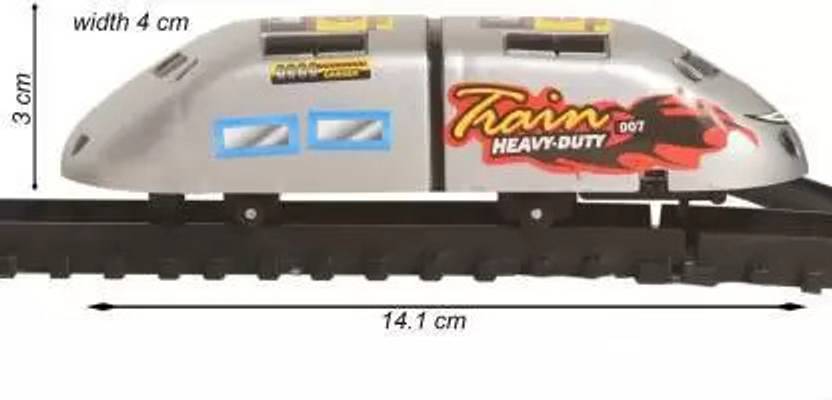 3dseekers Metro Bullet Train with Flyover Track and Signals Battery ...