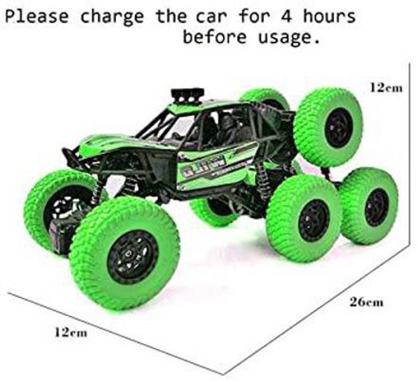 Nirmal Sales Classic 8 Wheeler Rock Crawler RC 8 Wheel Car Monster ...