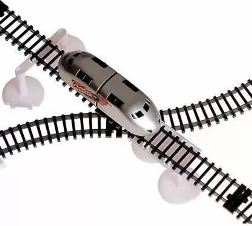 3dseekers Bullet Train with Flyover Track and Signals Battery Operated ...