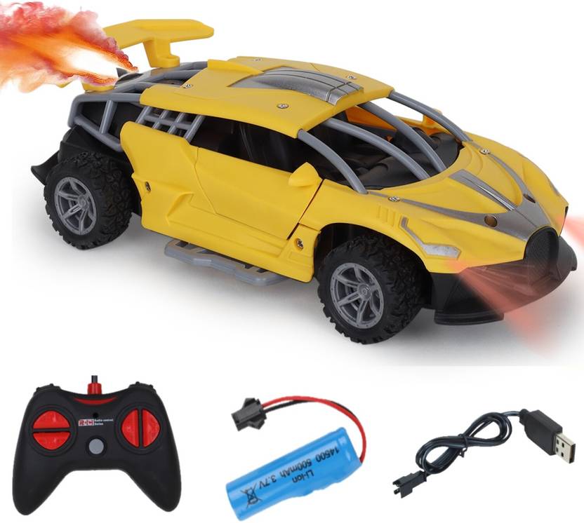 CADDLE & TOES RC Smoke Car /Openable Doors With Smoke & Light Effect ...