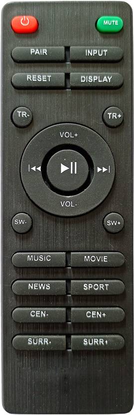 LipiWorld Home Theater Soundbar System Remote Control Compatible For ...