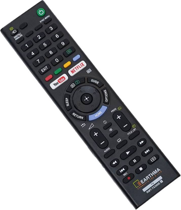 Earthma Remote for Sony Bravia Smart Tv LCD LED TV with Netflix YouTube ...