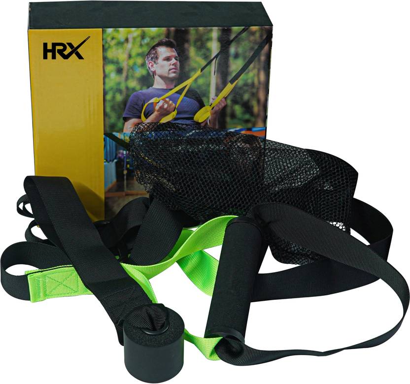 HRX Suspension Trainer System Lightweight & Portable Full Body Workouts ...