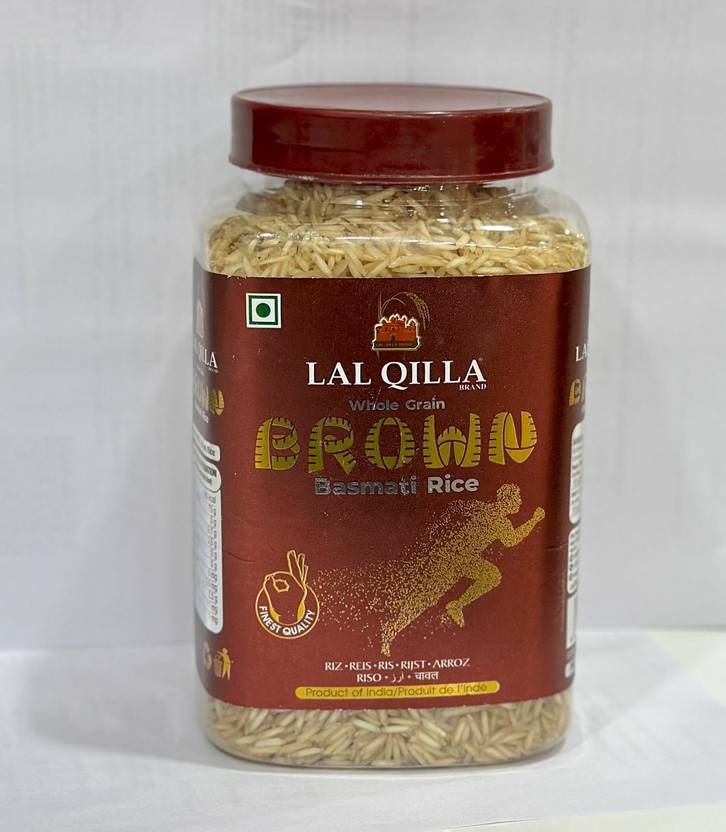 LAL QILLA BROWN BASMATI RICE 1KG JAR Brown Basmati Rice (Long Grain ...