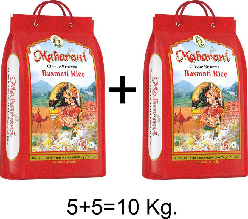 Maharani Classic Reserve Basmati Rice (10 Kg.) Basmati Rice (Long Grain ...