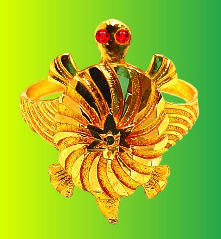 Dynamic Retail Global Tortoise Turtle Kachua Meru Ring for Men Boys ...