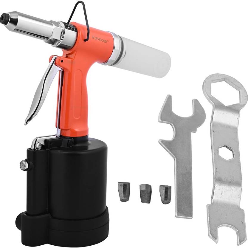 IZOM 1/4" Air Hydraulic Riveter 1400kgs Pull Force Pneumatic Pop Rivet ...
