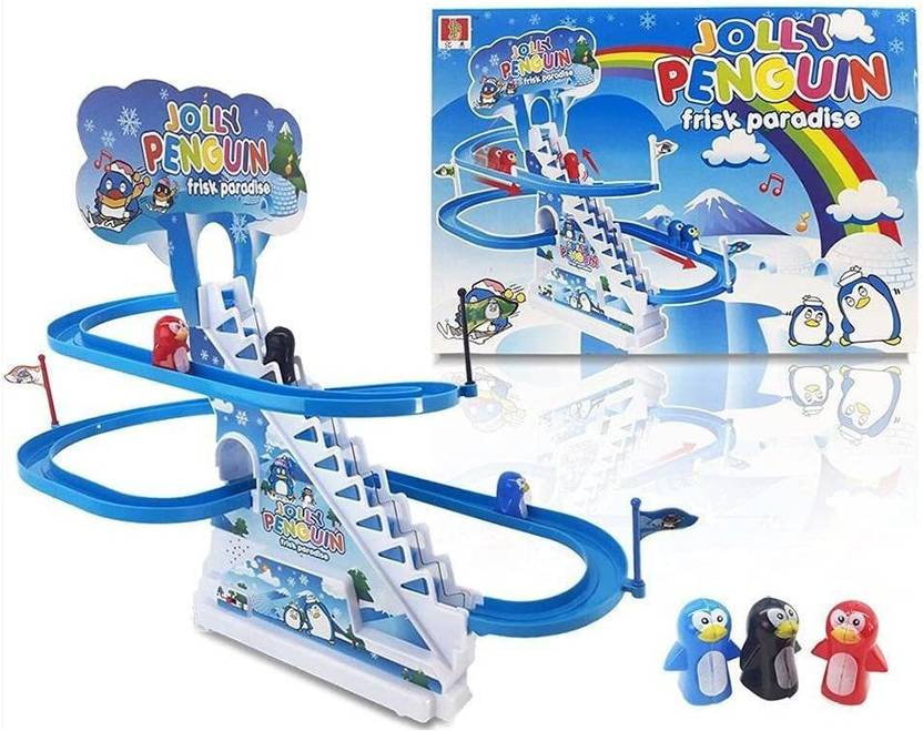 NAVRANGI Jolly Penguin Race Game Track with Music For kids - Jolly ...