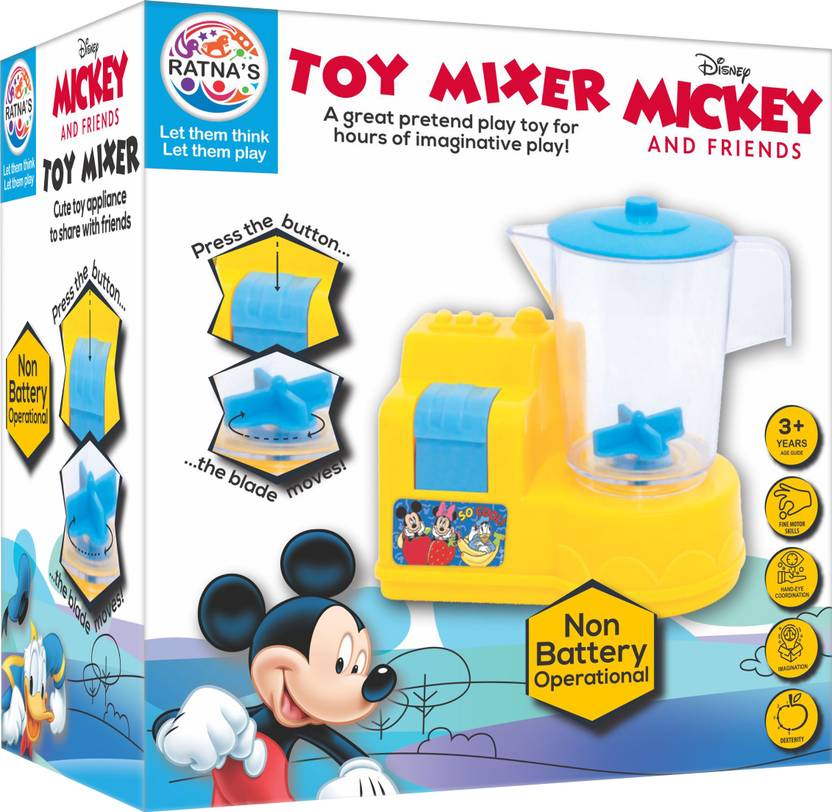 RATNA'S Disney Mickey & Friends Toy Mixer Pretend play toy for girls ...