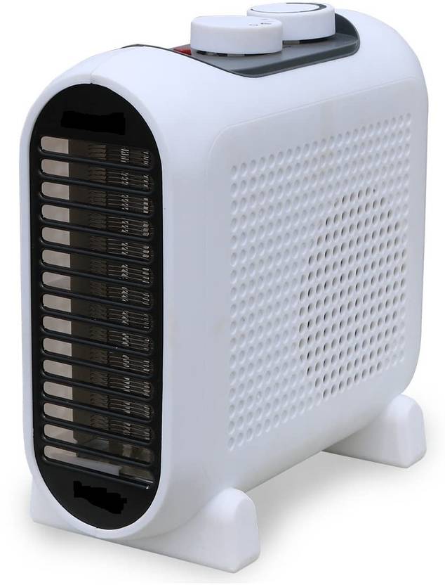 WhiteTech Portable Flat Room Fan Heater Upright or Flatbed, Adjustable ...