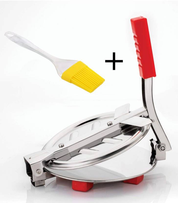 Maxigo Manual Stainless Steel Puri Press Roti papad Maker With Only ...