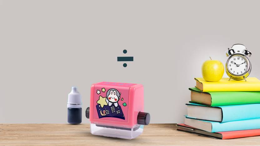 Mooni Homes Divided Multiplier Stamps for Kids,Roller Math Stamps for ...