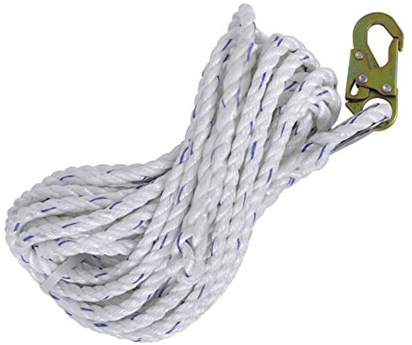 Peakworks Fall Protection Safety Lifeline Rope Grab Xl 150 Ft Vertical ...