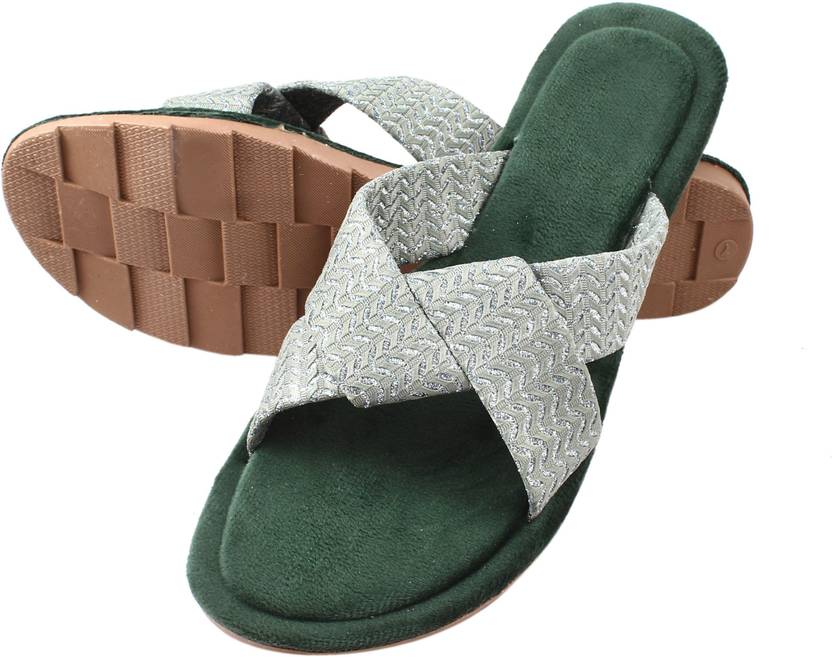 unique star Women Green Flats - Buy unique star Women Green Flats ...