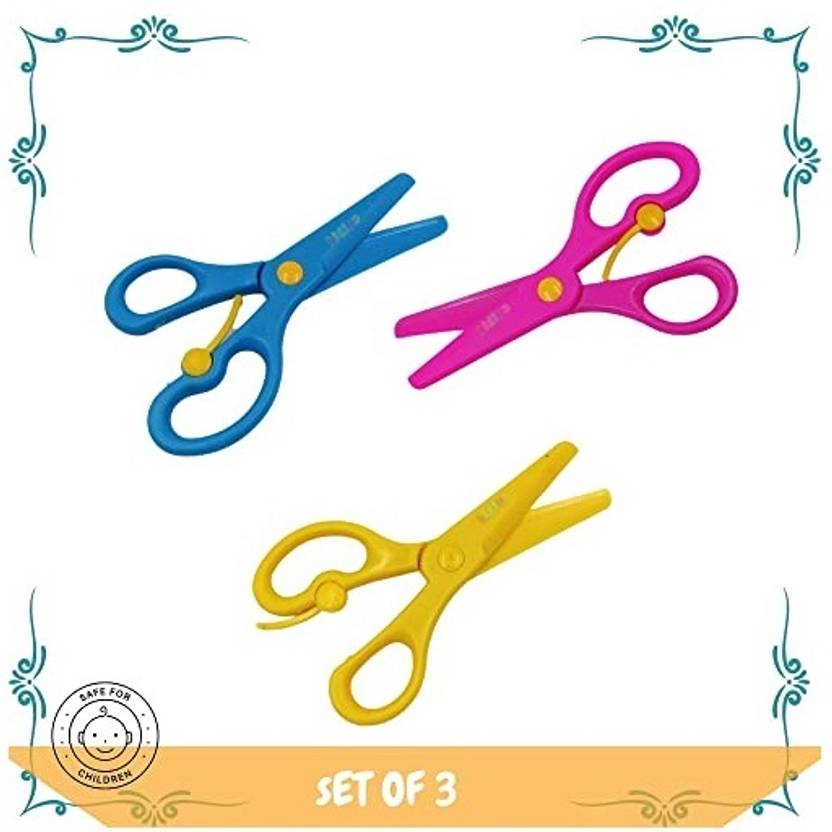 Flipkart.com | KIDIVO Plastic Kids Safety Craft Scissors/Child-Safe ...