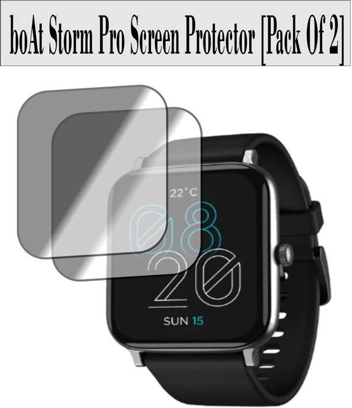 Levoti Edge To Edge Screen Guard for AXR Boat Storm Pro Smartwatch ...