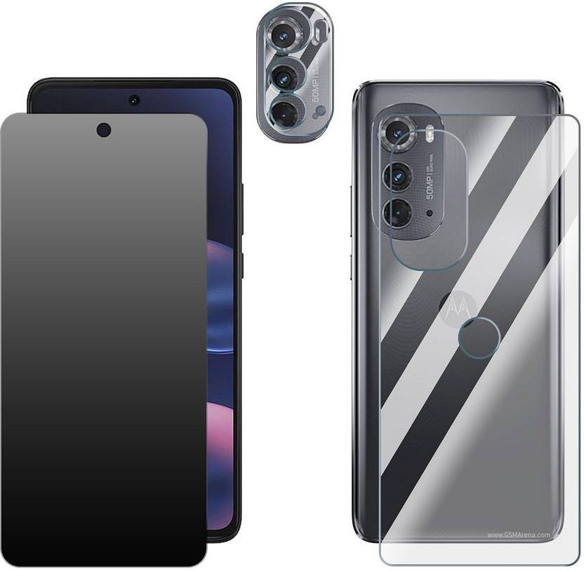 Enlinea Front and Back Screen Guard for Motorola Edge (2022) Front+Back ...