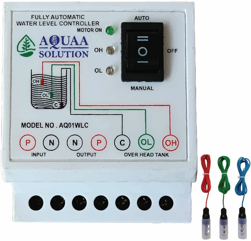 AQUAA SOLUTION Fully Automatic Water Level Controller & Indicator with ...