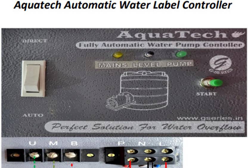 Aquatech Fully Automatic Water Level Controller With 10 Meter Free ...