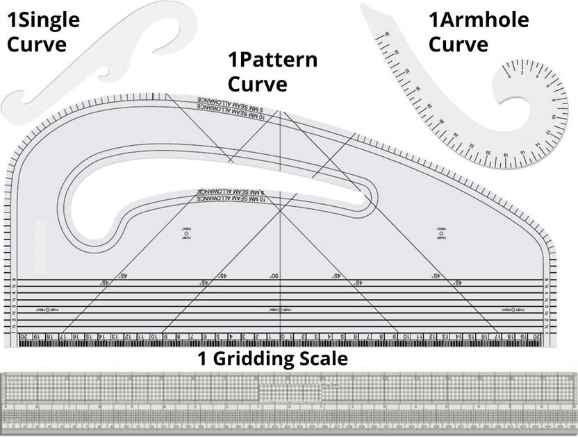 Artonezt Tailoring Tools – Pattern Curve + Gridding Scale + French ...