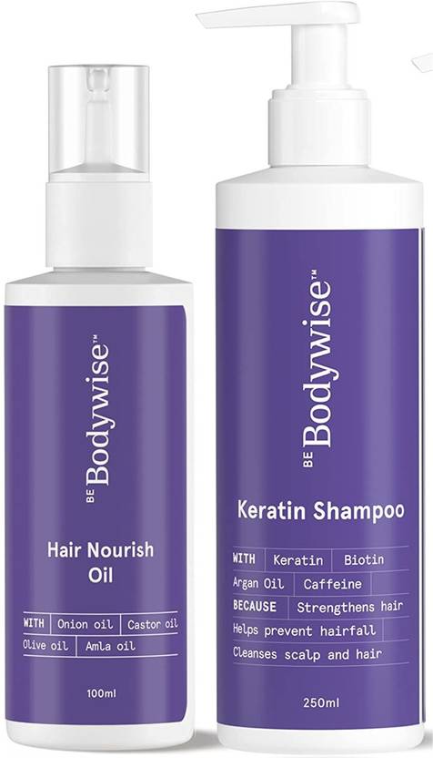 Bodywise Keratin Hair Fall Control Shampoo 250ml | Onion Hair Growth ...