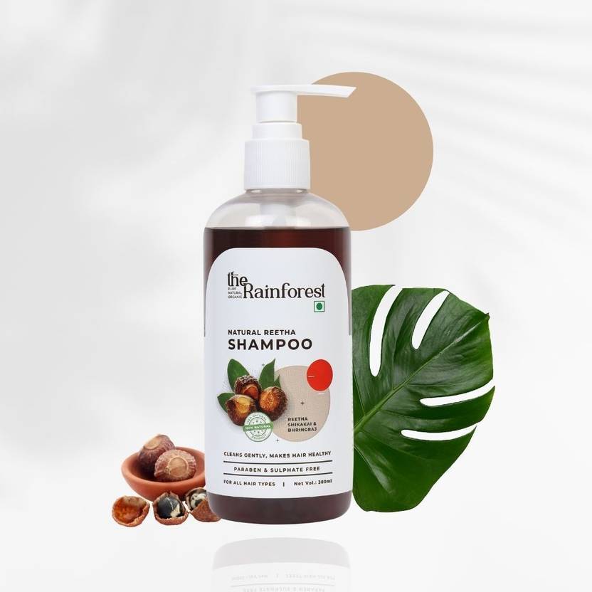 the rainforest NATURAL REETHA SHAMPOO with Shikakai, Bhringraj, Soapnut ...