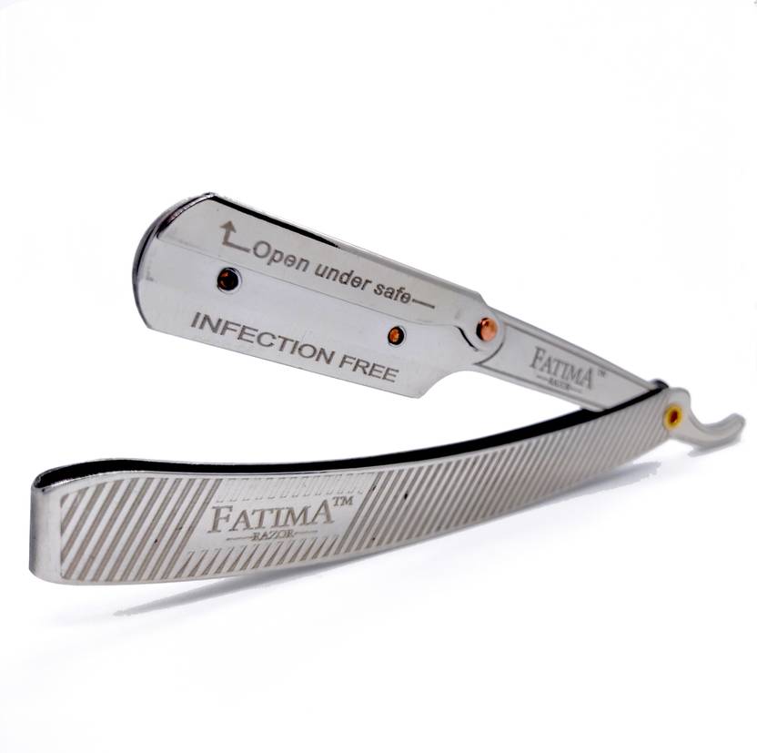 Fatima Barber Razor For Men Stainless Steel Ustra Straight Edge Razor ...