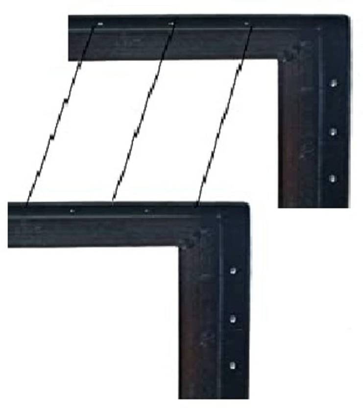 Q1 Beads 2Pcs Heavy Duty Wall Mount Angle Bracket Clothes Drying Stand ...