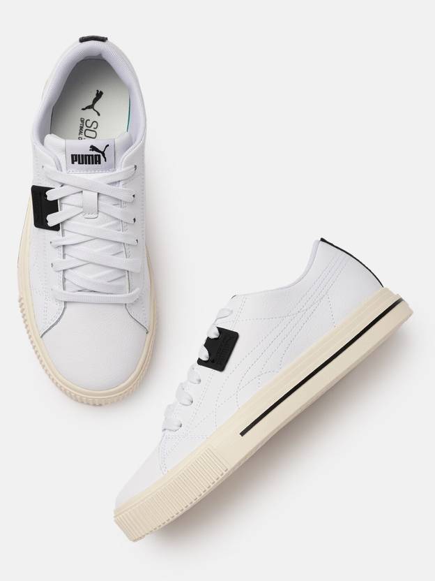 PUMA Puma Men White Solid Leather SoftFoam+ Ever Regular Sneakers ...