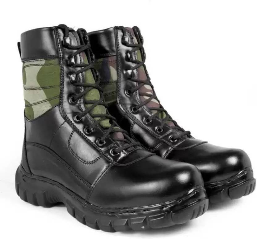 Para Commando Men's Warrior Combat Military Leather Shoes Boots for Men ...