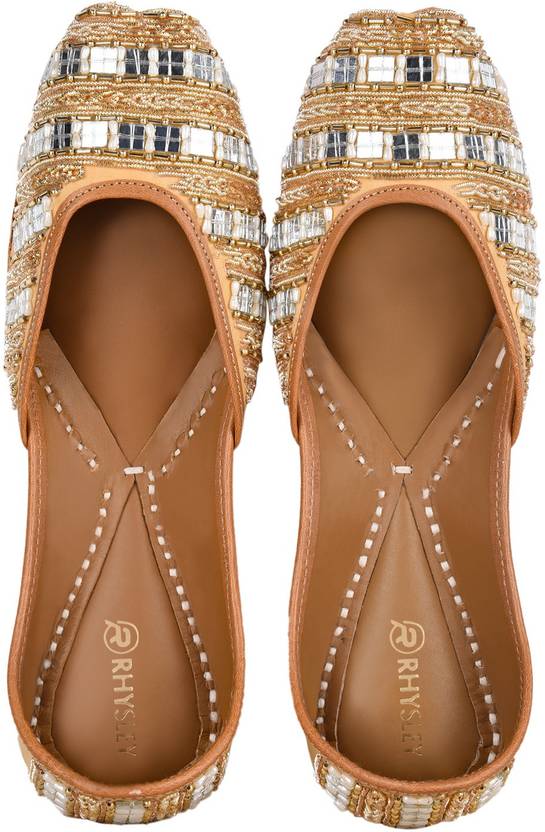 Rhysley Hand Embroidery Beads Pure Leather Jutti Jutis For Women - Buy Rhysley Hand Embroidery ...