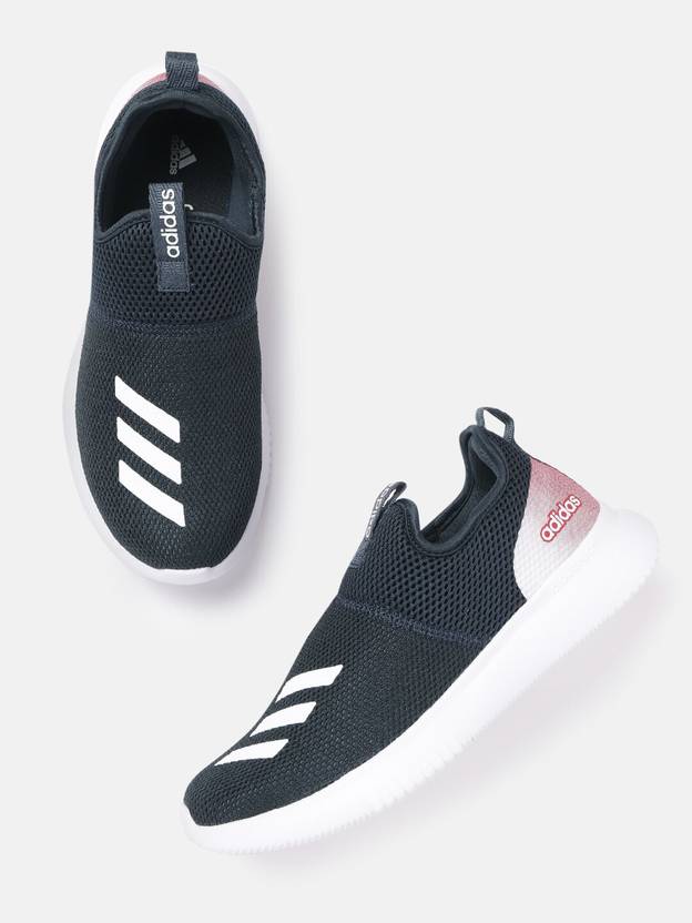 ADIDAS ADIDAS Men Navy Blue Woven Design Caleron M Walking Shoes ...