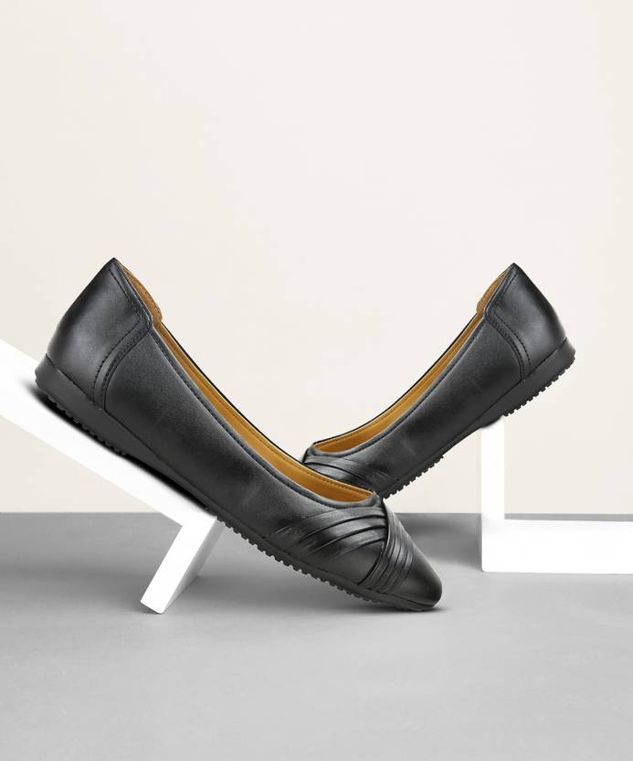 Bata PLEATED BALLERINA Bellies For Women - Buy Bata PLEATED BALLERINA ...