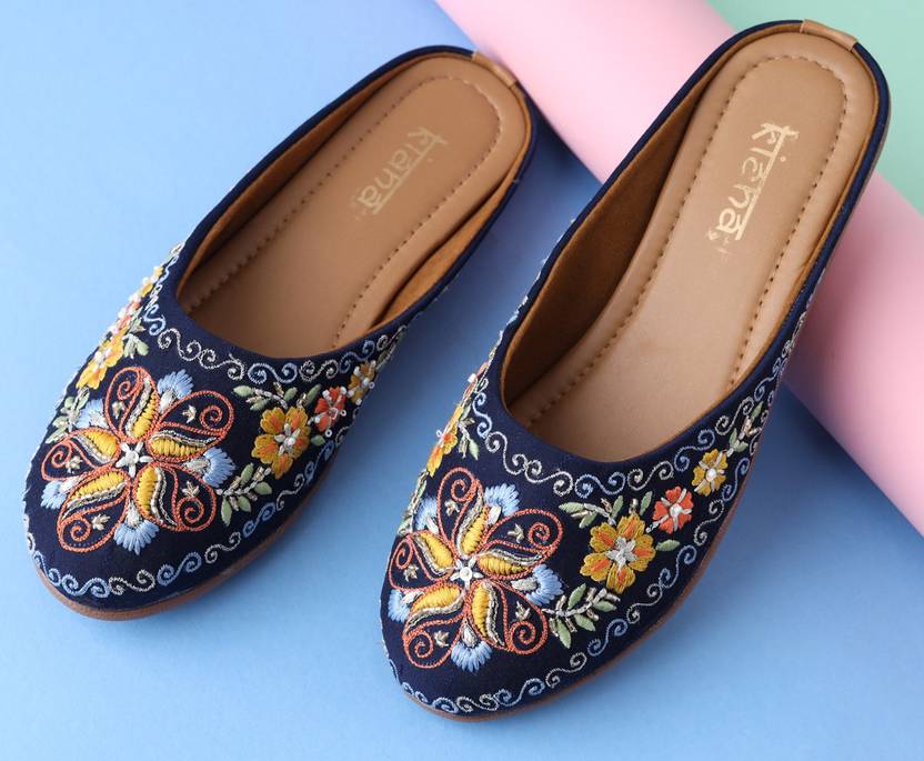 Kiana Ethnic Mule For Women - Buy Kiana Ethnic Mule For Women Online at ...