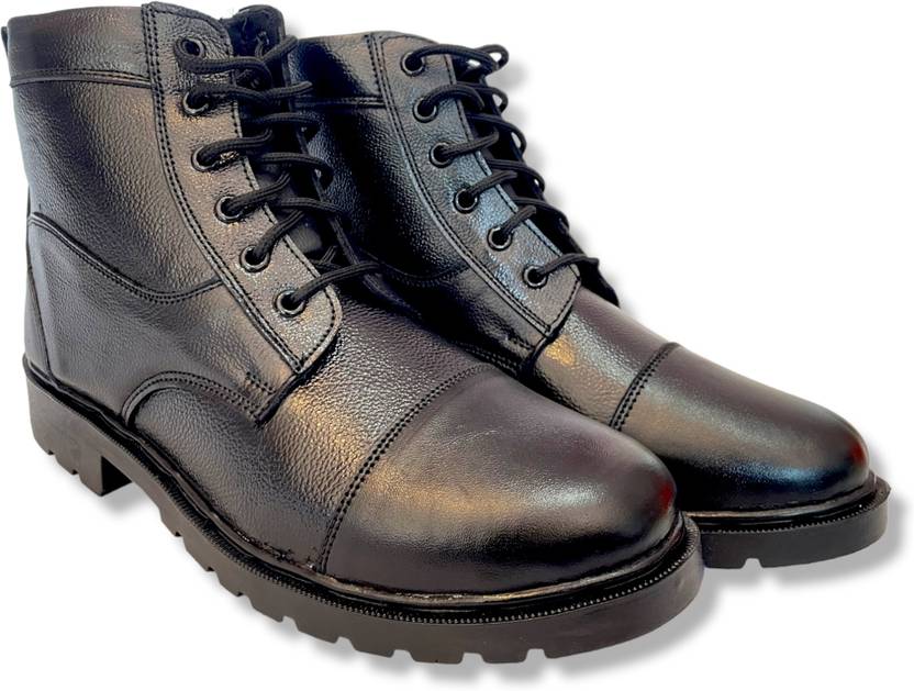 Geega DMS NCC Army Military Tsf D.B. Boots Boots For Men (Black) Boots ...