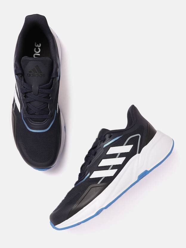 ADIDAS ADIDAS Men Navy Blue Woven Design X9000L1 Running Shoes Running ...