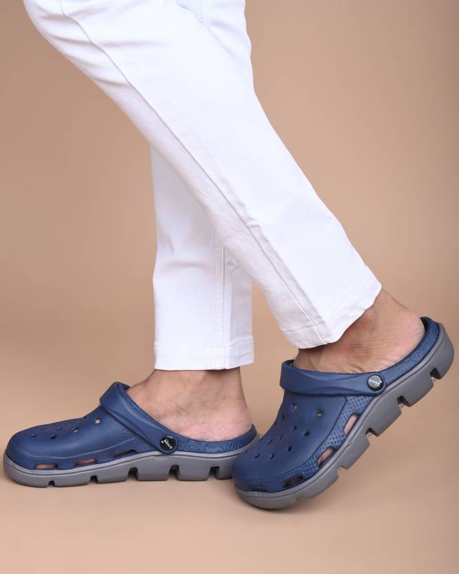 DUMPPY Men Blue Clogs - Buy DUMPPY Men Blue Clogs Online at Best Price ...