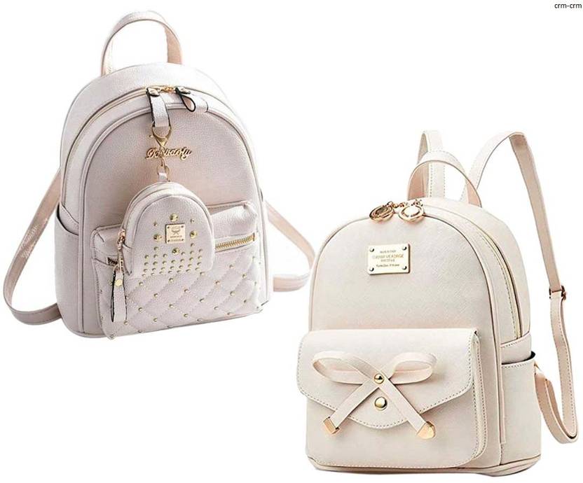 Ensam bp-5-crm-kachua+crm-tei-pitthu-cmbo 6 L Backpack Cream, Cream ...