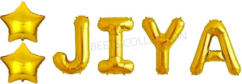 Beets Collection Solid JIYA Name Letters Foil Balloon For foil names ...